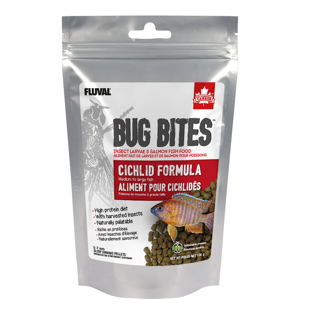Fluval Bug Bites Cichlid Formula Pellets: 100g – Aqua Market